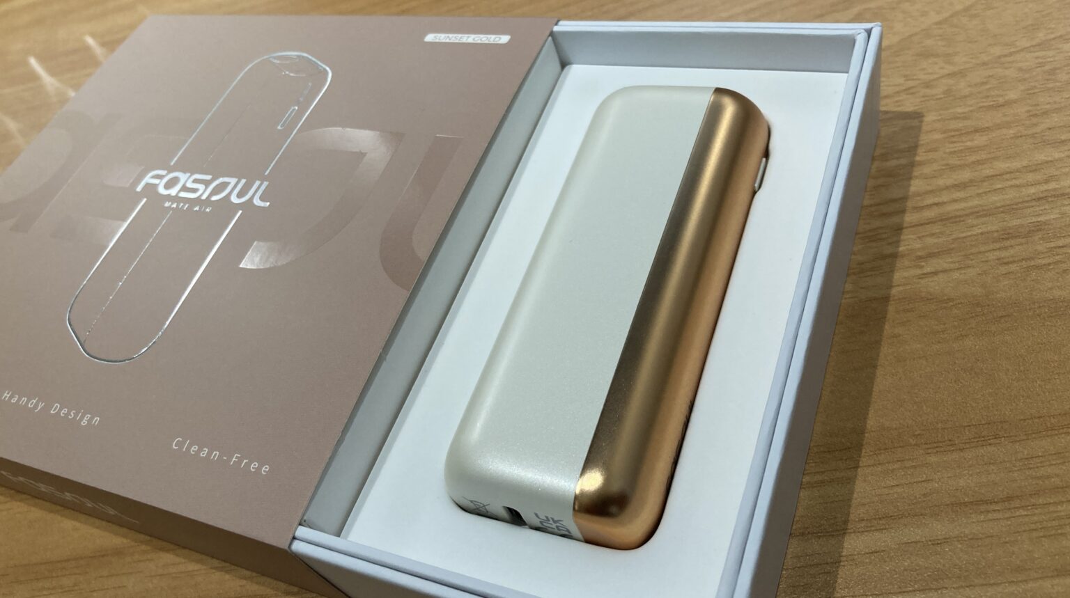 Fasoul Mate Airをレビュー！アイコス二度吸い互換機の新デバイス